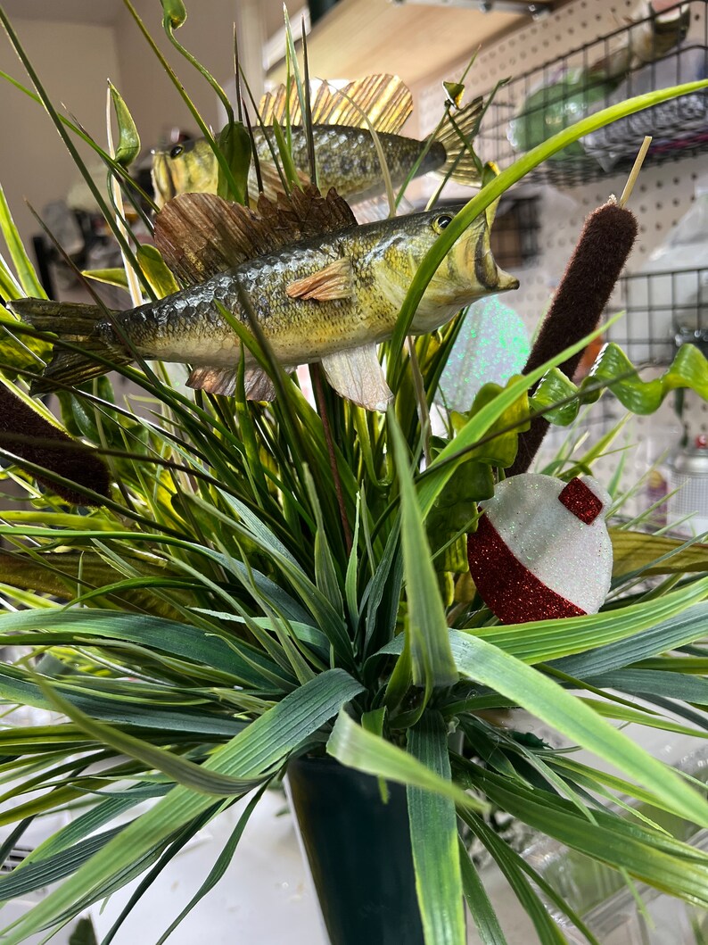 Fishing Cemetery Flower - Etsy