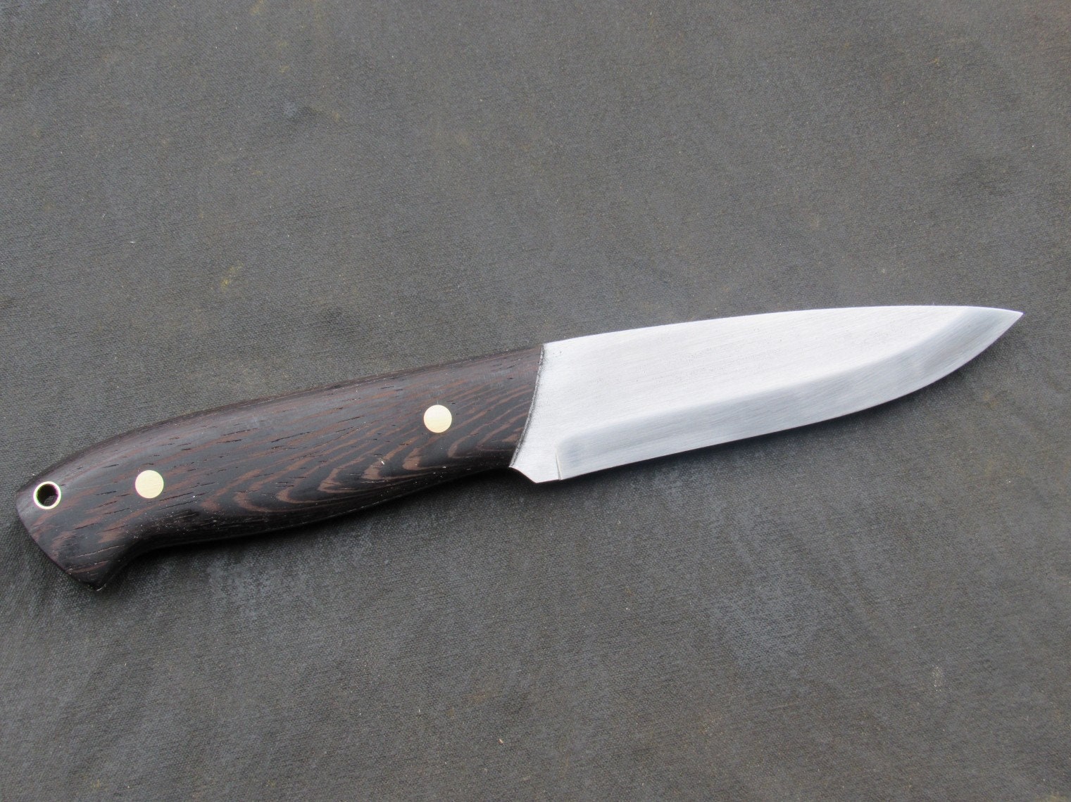 Bushcraft Full Tang Knife with Wenge Handle | Etsy