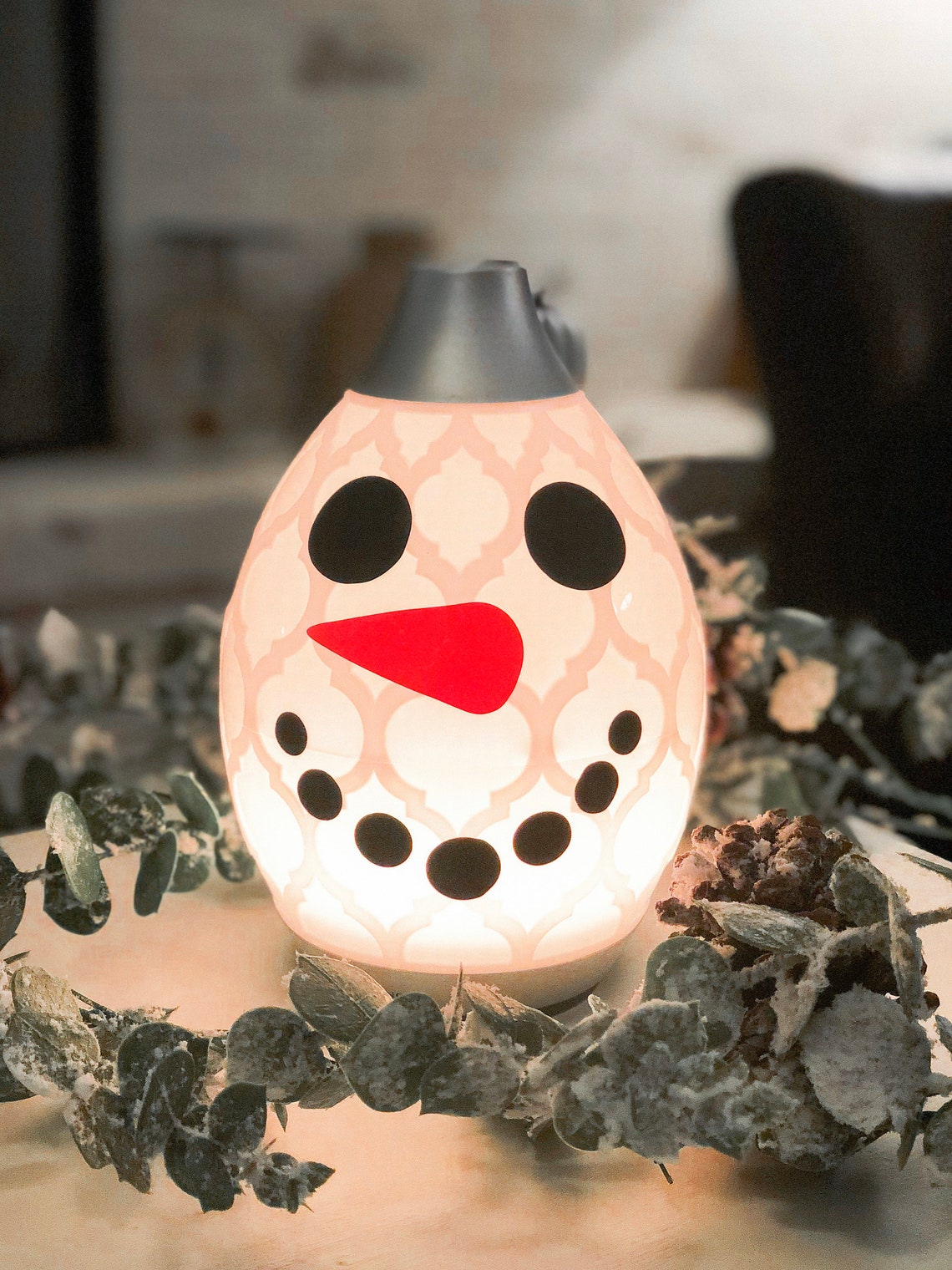 Snowman Desert Mist Diffuser Dewdrop Diffuser Vinyl - Etsy