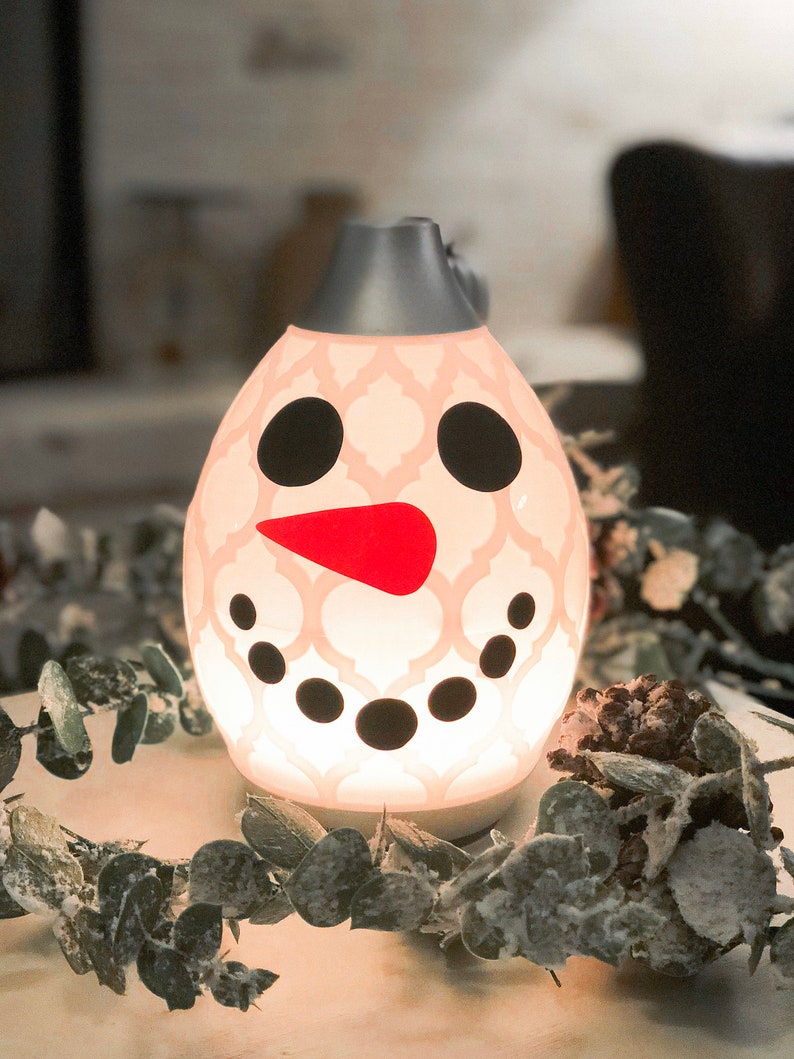 Snowman ~ Desert Mist Diffuser ~ Dewdrop Diffuser ~ Vinyl Decal - Etsy