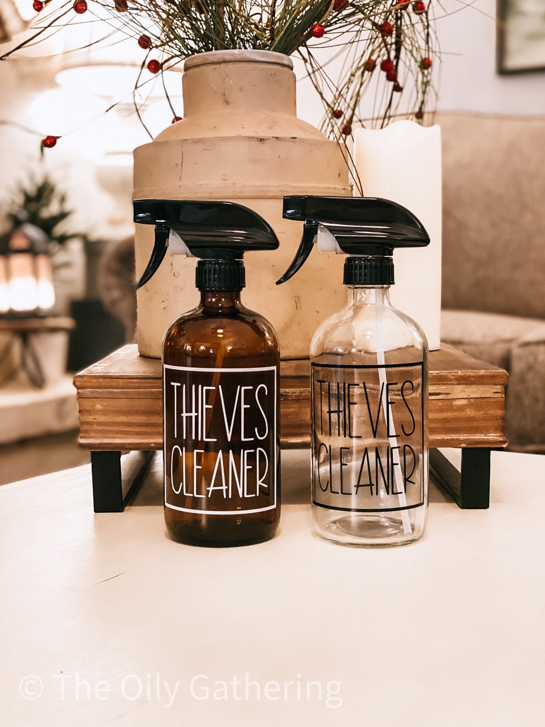 Thieves Cleaner Label 2 ~ 16oz Bottle ~ Label Only ~ Thieves Household ...