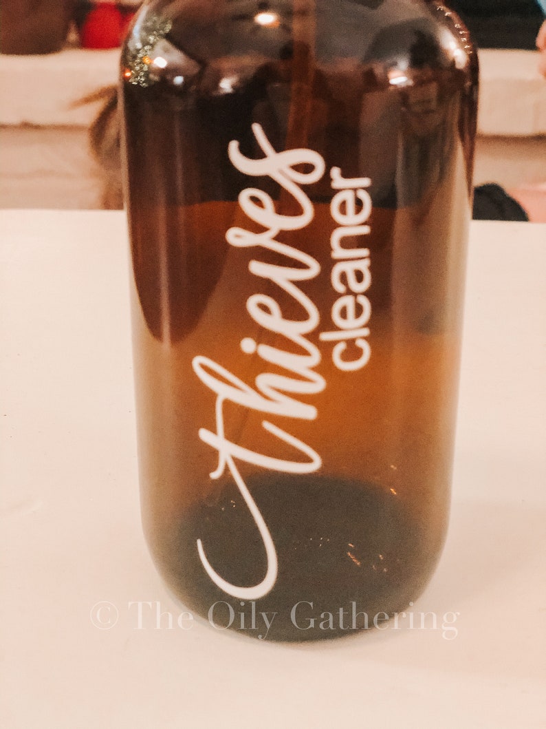 Thieves Cleaner Label 8oz Bottle Label Only Thieves | Etsy