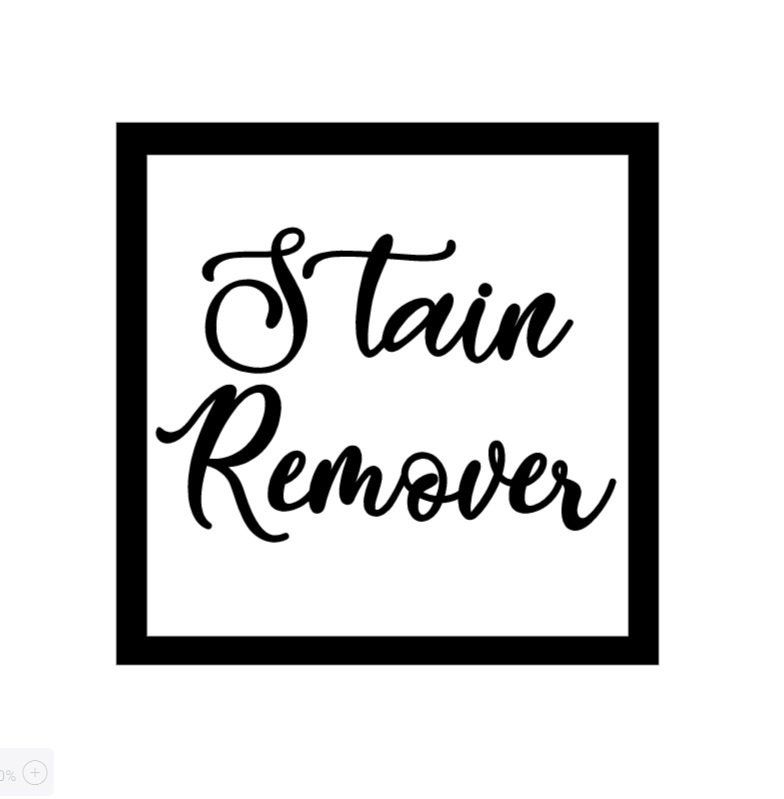 Stain Remover ~ 3" X 3" ~ Label Only - Etsy