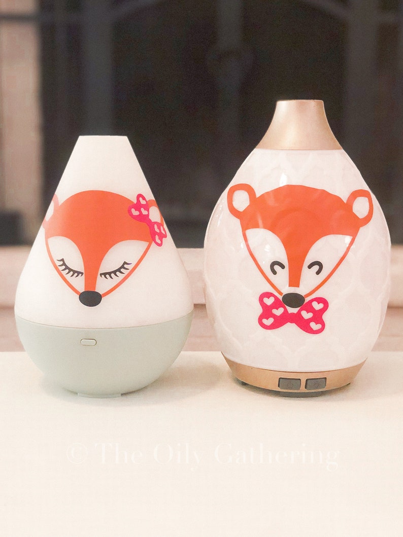 Valentine's Mr. or Mrs. Fox for Desert Mist Diffuser or Dewdrop ...