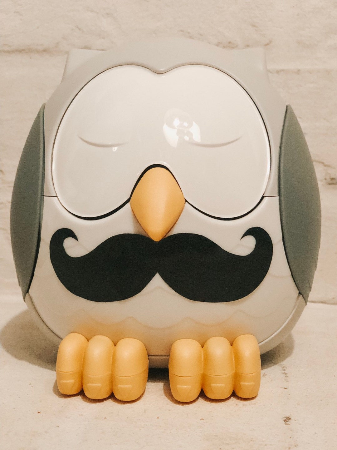 Feather the Owl Mustache Vinyl Decal - Etsy