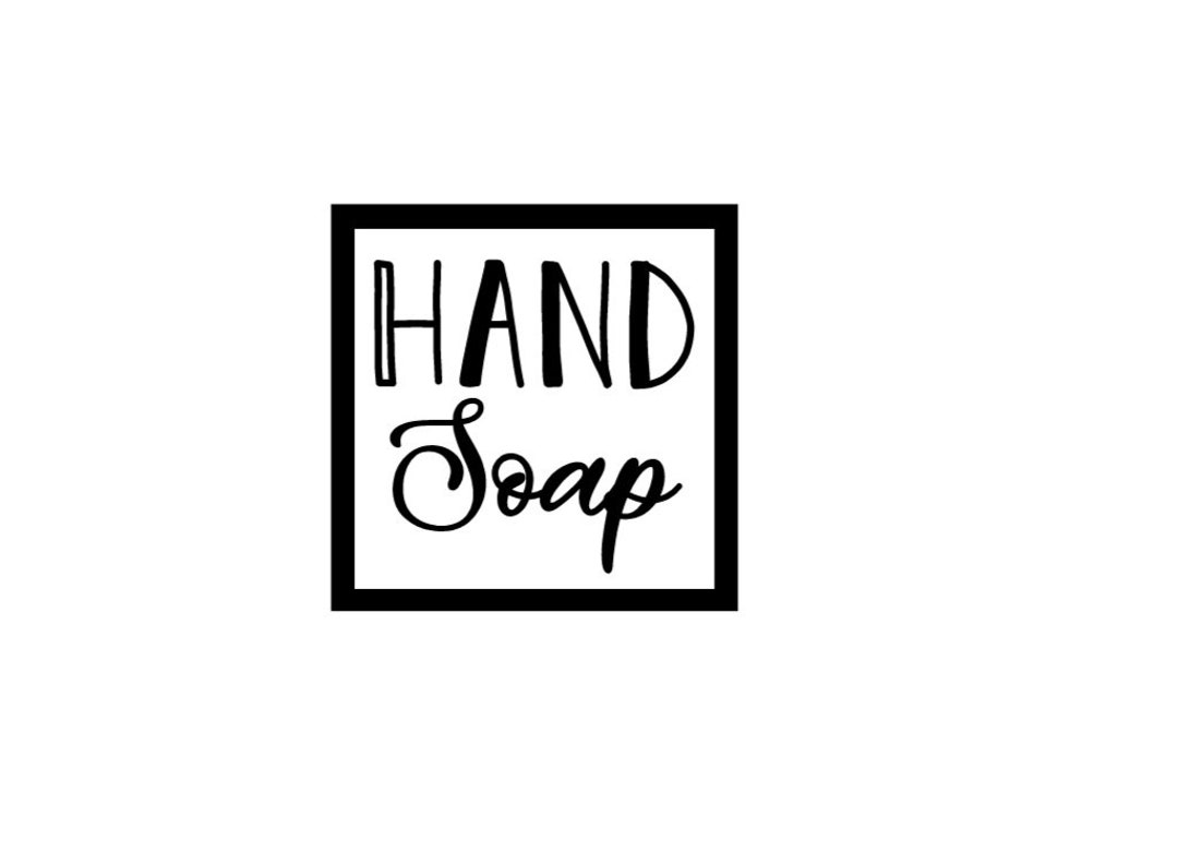 Hand Soap ~ 2 1/4" X 2 1/4" ~ Label Only - Etsy