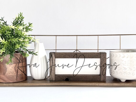 4x8 Rectangle Wooden Sign Mock Up SVG PNG Mockup Farmhouse | Etsy