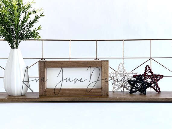 Patriotic Mockup 4th of July Mock Up 4x8 Rectangle Wooden | Etsy