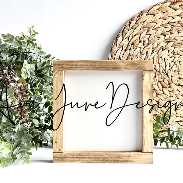 6x6 Wood Sign - Etsy