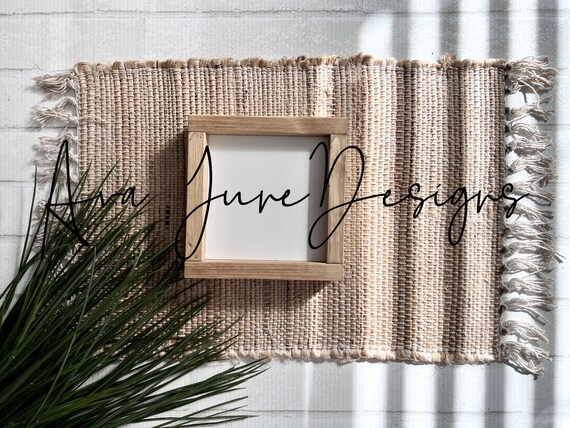 6x6 Square Wooden Sign Mock Up SVG PNG Mock Up Farmhouse | Etsy
