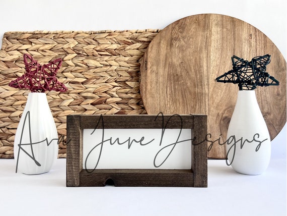 Patriotic Mockup 4th of July Mock Up 4x8 Rectangle Wooden - Etsy