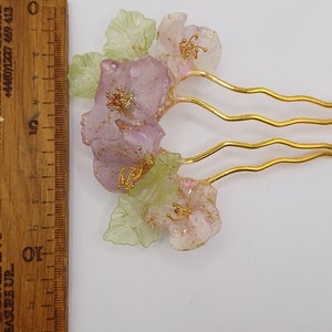 Real Hydrogen Flowers Japanese Kanzashi Hair Comb, Wedding Accessories ...