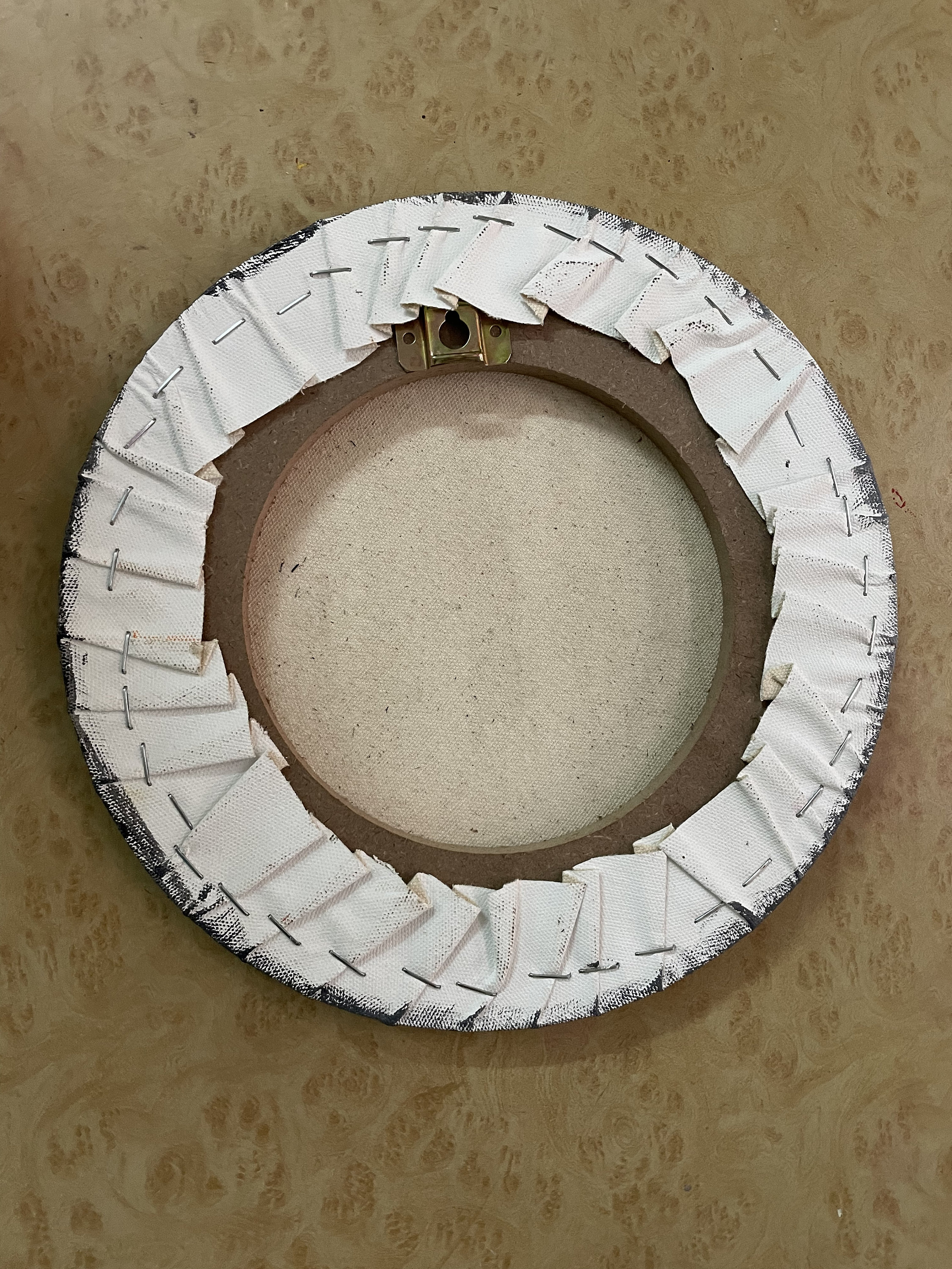 Chole Bhature in Steel Thali, Painting,acrylic on Round Canvas 8 Inch ...