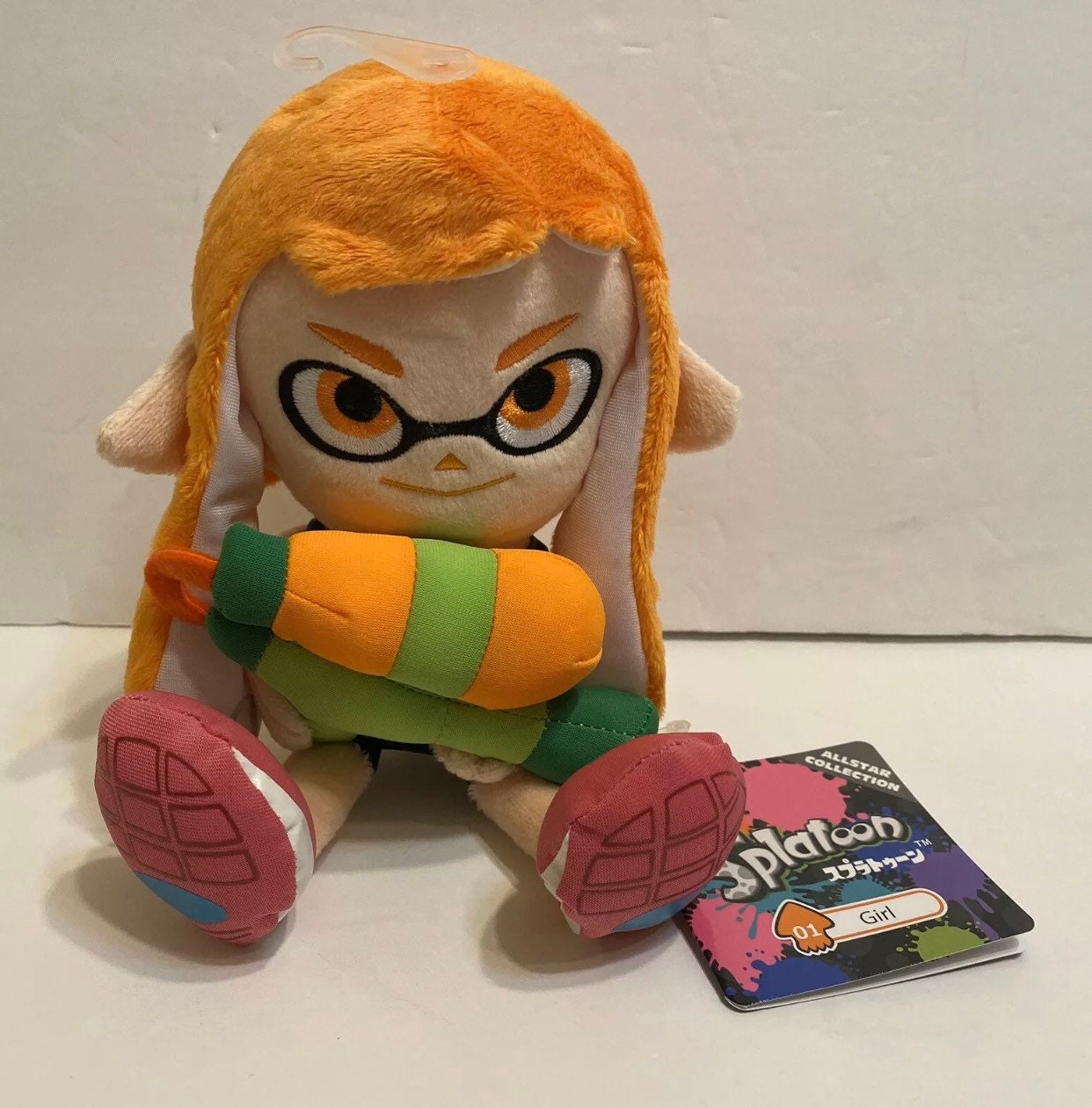 Splatoon Girl Female Inkling Orange Plush 9 Genuine Sanei | Etsy