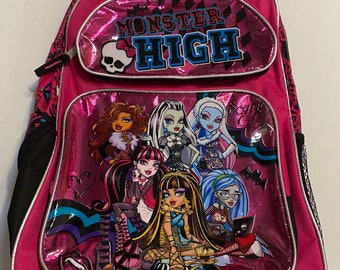 Monster High Backpack - Etsy