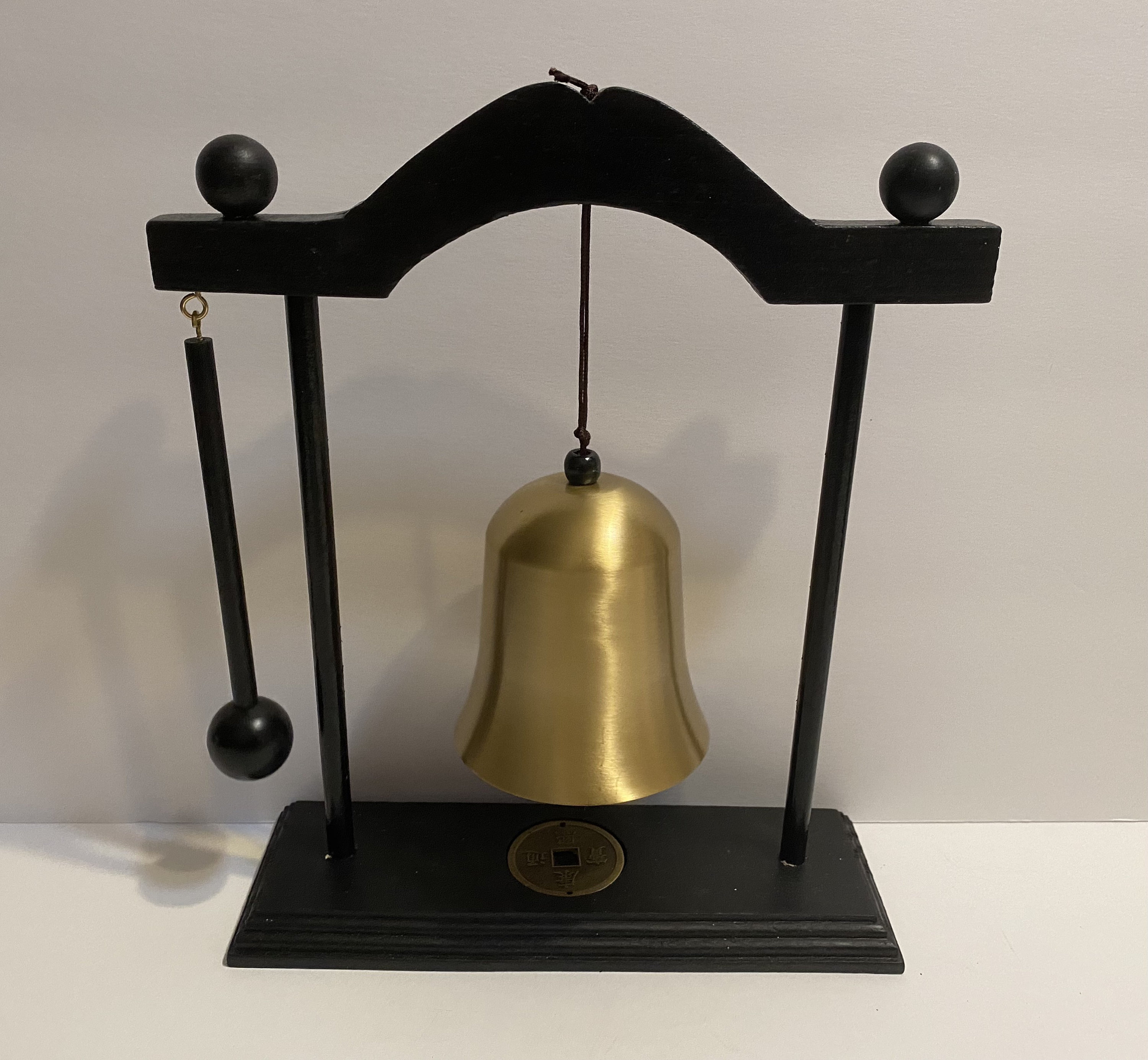 Statues Zen Art Brass Feng Shui Desktop Gong makes soothing sound with ...