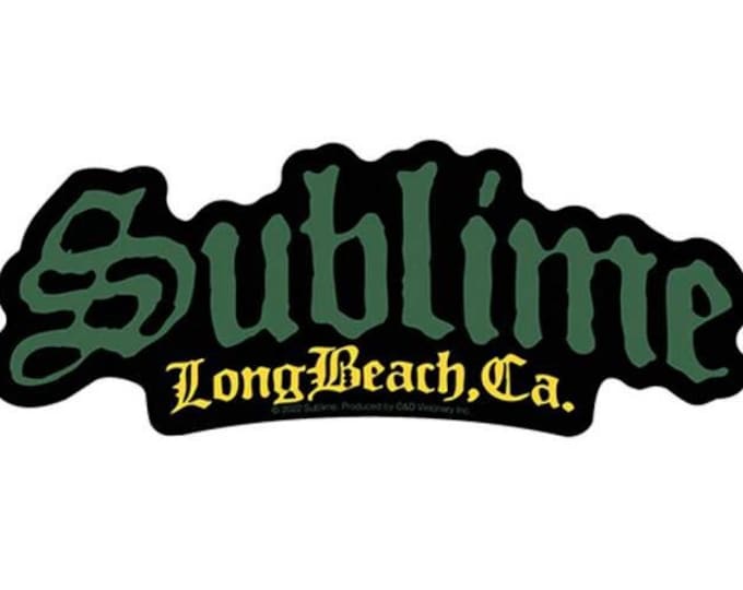 Sublime Vinyl Stickers Decal, Decal ,window Decal, Stickers, Laptop ...