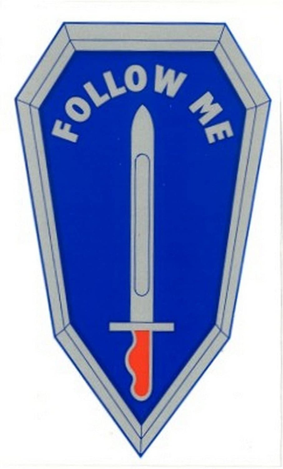 U.S. ARMY Infantry Follow Me Clear Decal Sticker United States Army ...