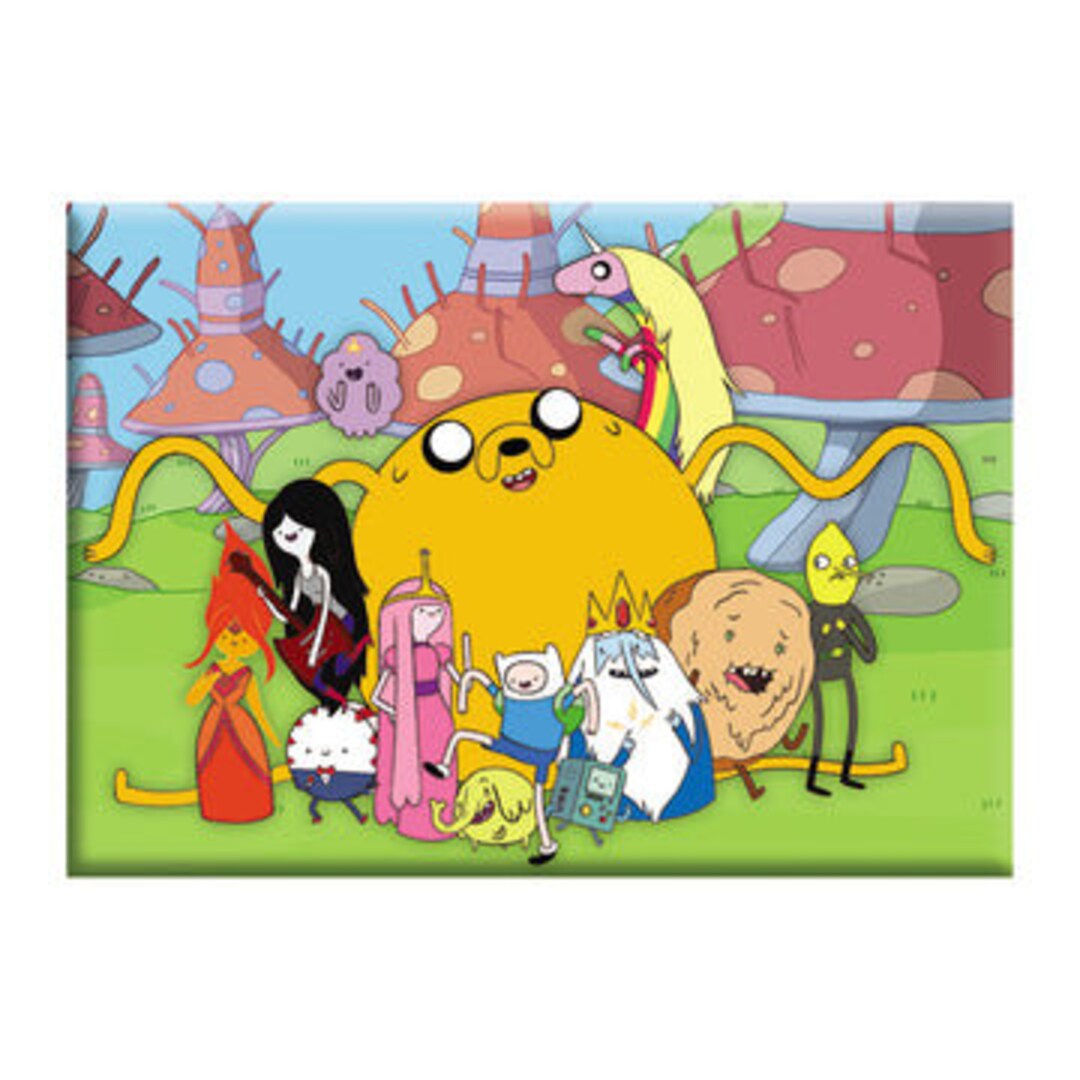 ADVENTURE TIME Group Photo Magnet 2.5x3.5 Inch Magnet for Refrigerators ...