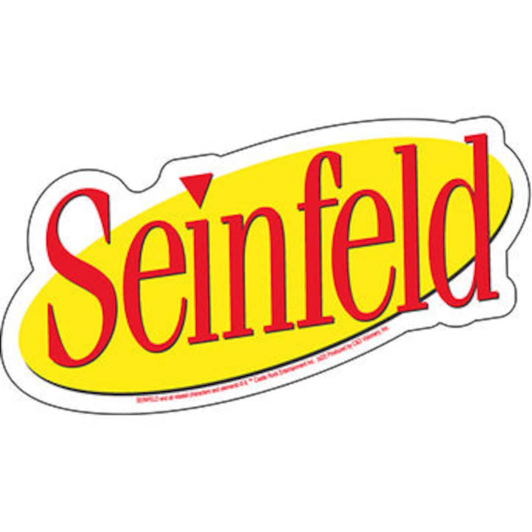 SEINFELD Logo Sticker Decal 5.5.x3.5 Inch Classic TV - Etsy