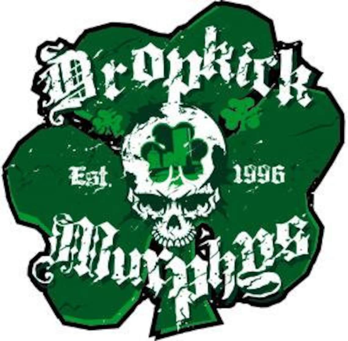DROPKICK MURPHYS Shamrock Skull Sticker Decal Rock Band - Etsy