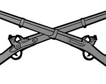 Infantry Crossed Rifles | Etsy