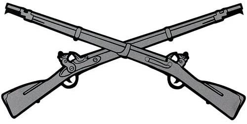 Crossed Rifles Tattoo Infantry