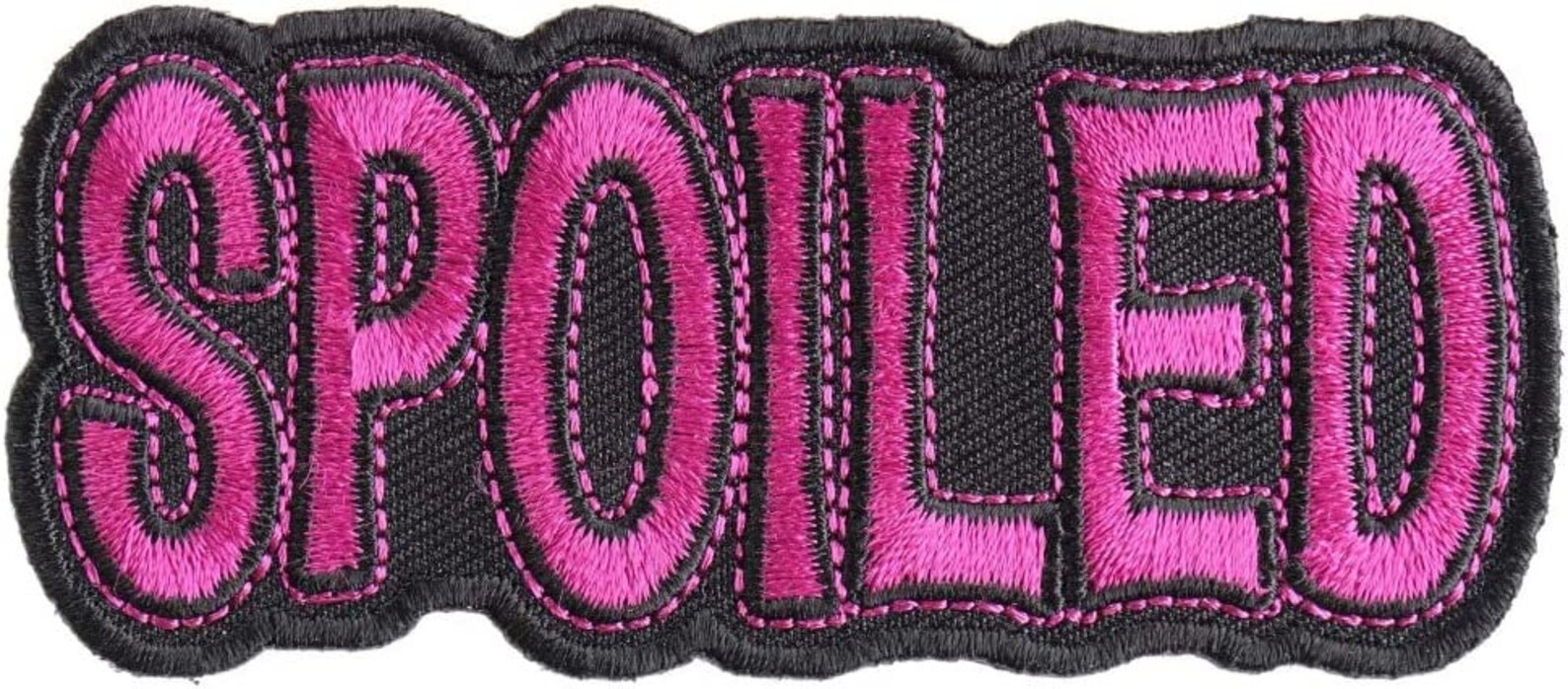 Spoiled Patch 3.5x1.5 Inch Funny Embroidered Patch - Etsy