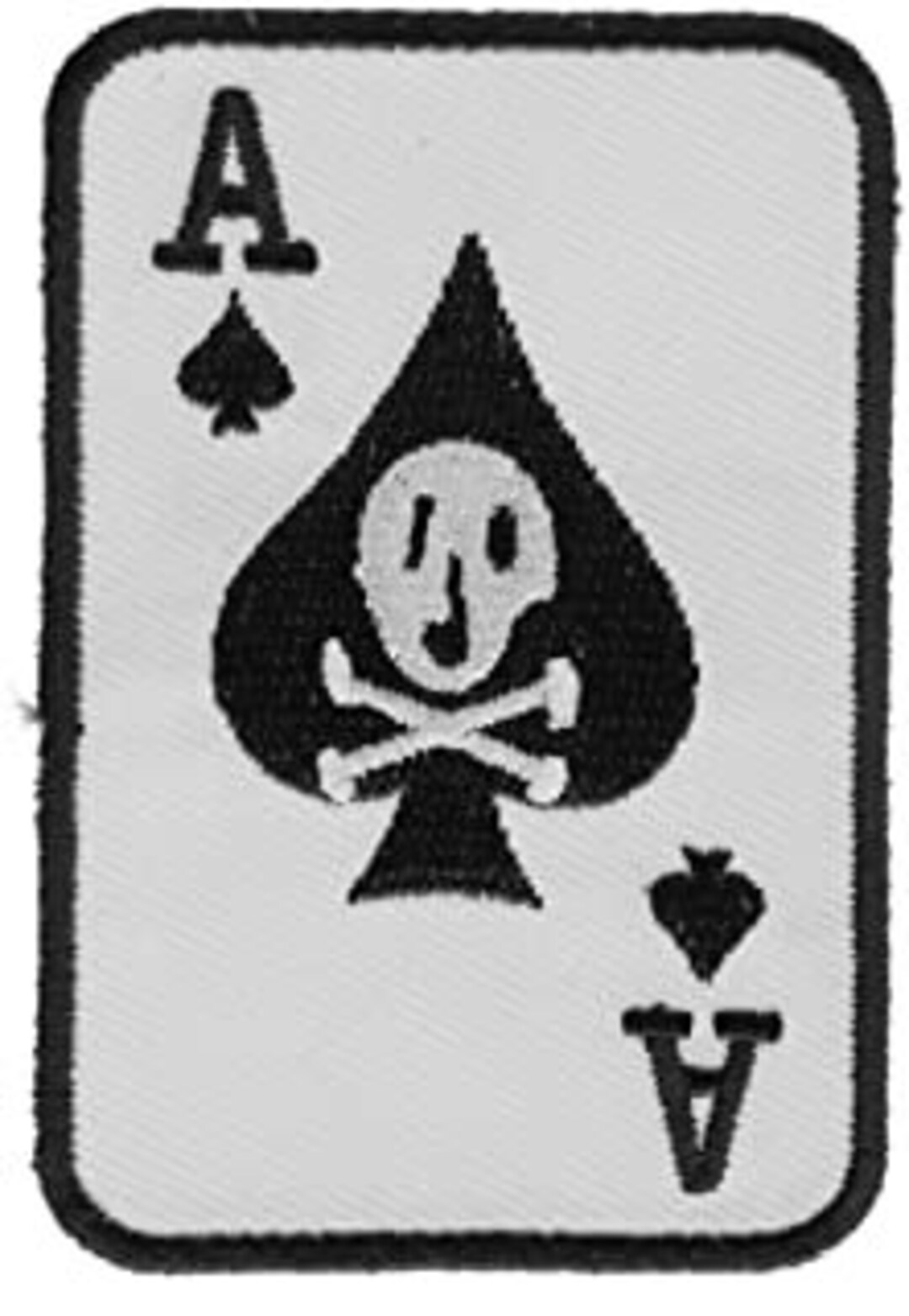 Skull Ace of Spades Patch United States Military Embroidered - Etsy ...