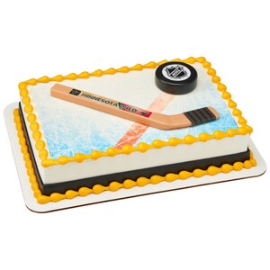 MINNESOTA WILD Cake Topper NHL Slap Shot Cake Decoration - Etsy