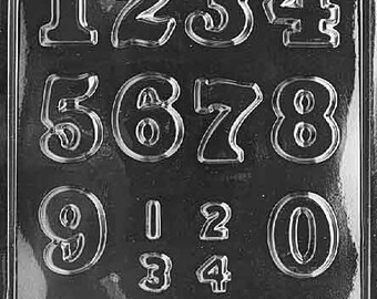 Chocolate Mold Numbers - Etsy