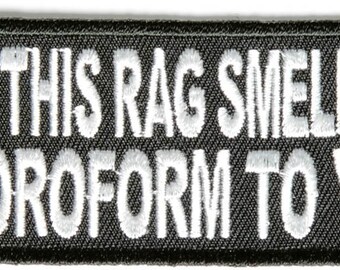 Chloroform Rag - Etsy