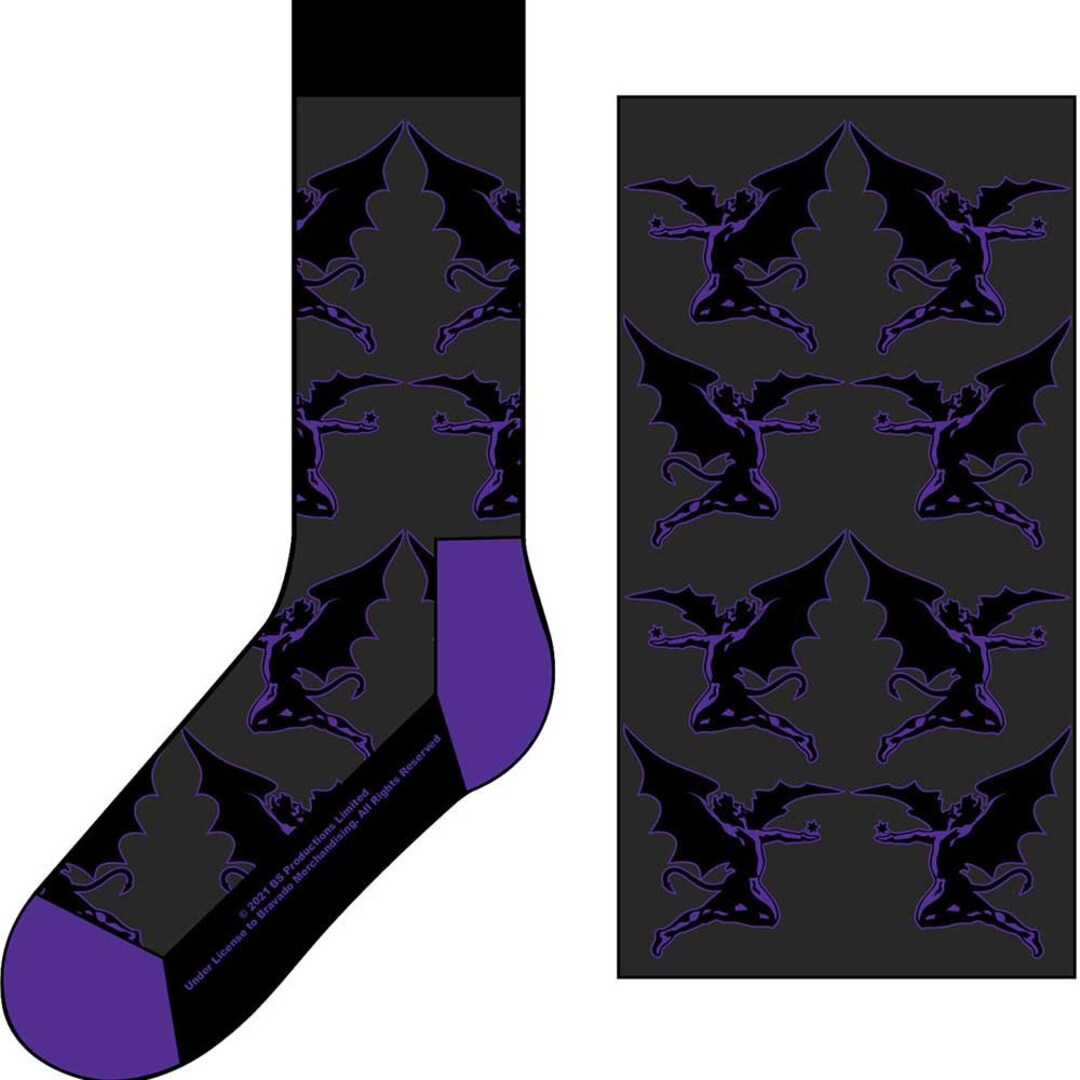 BLACK SABBATH Socks Black Sabbath Demons Unisex Ankle Socks Men's Adult ...