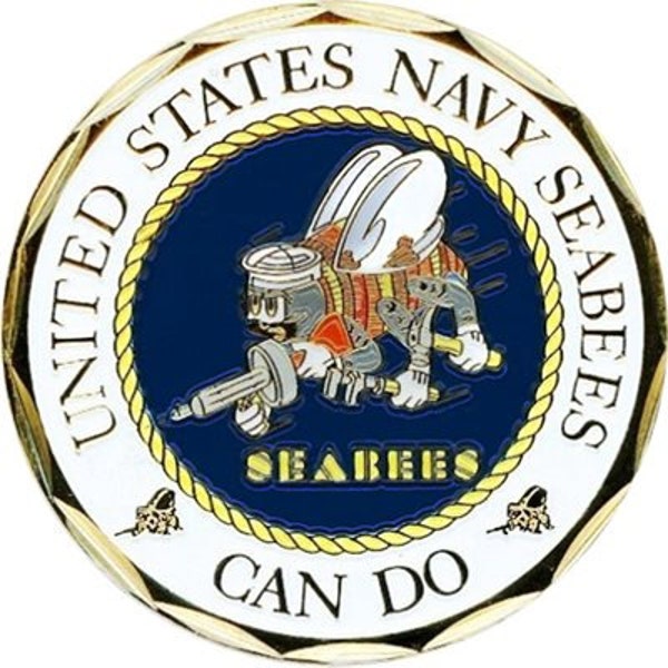 Seabee Challenge Coin - Etsy