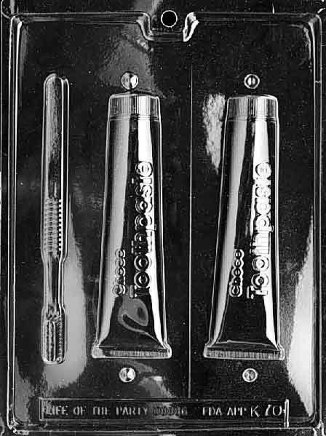 3D TOOTHPASTE WITH BRUSH Chocolate Candy Mold Craft Supply - Etsy