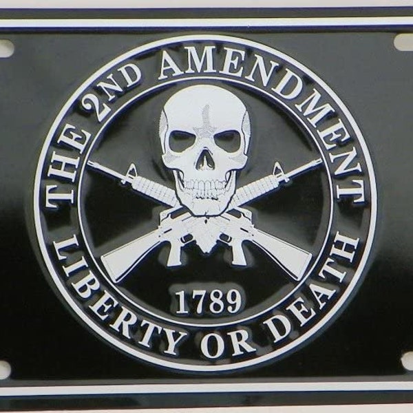 2nd Amendment License Plate - Etsy