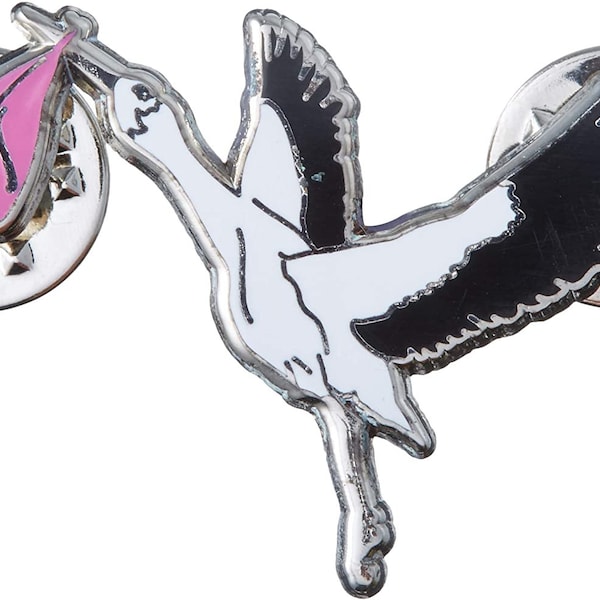 Ems Stork Pin - Etsy