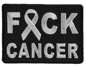Cancer Ribbon Patch | Etsy