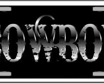 Cowboy License Plate - Etsy