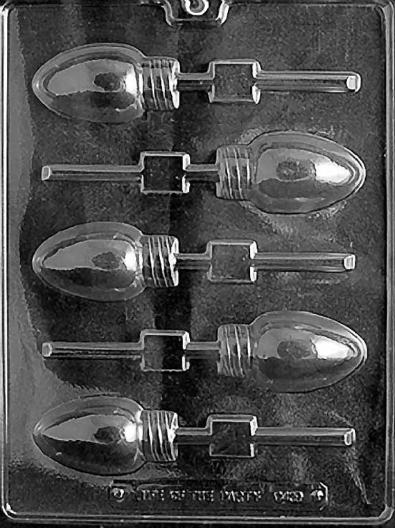 CHRISTMAS BULB Lolly Sucker Chocolate Candy Mold | Etsy