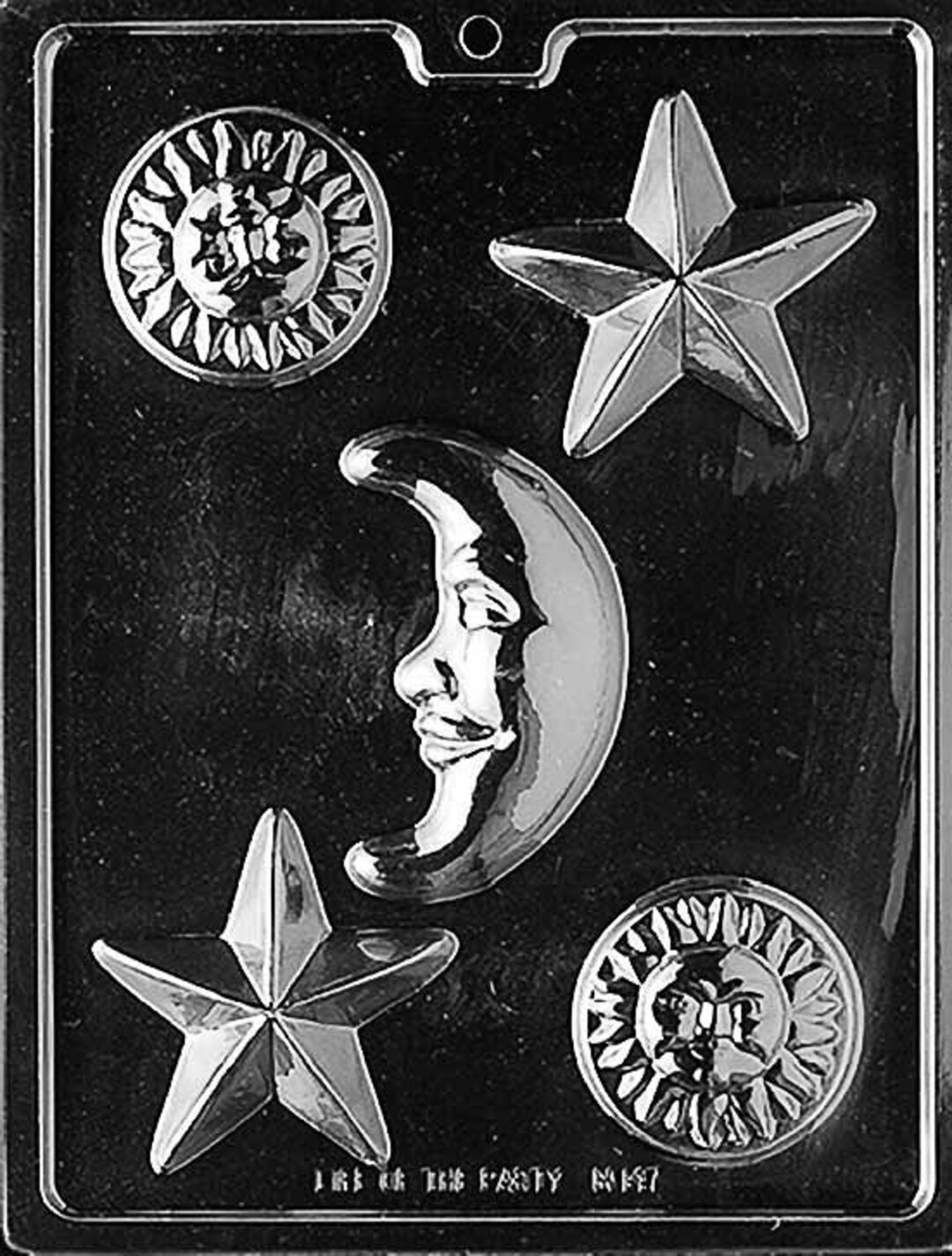CELESTIAL ASSORTMENT Chocolate Candy Mold Star Moon Craft - Etsy