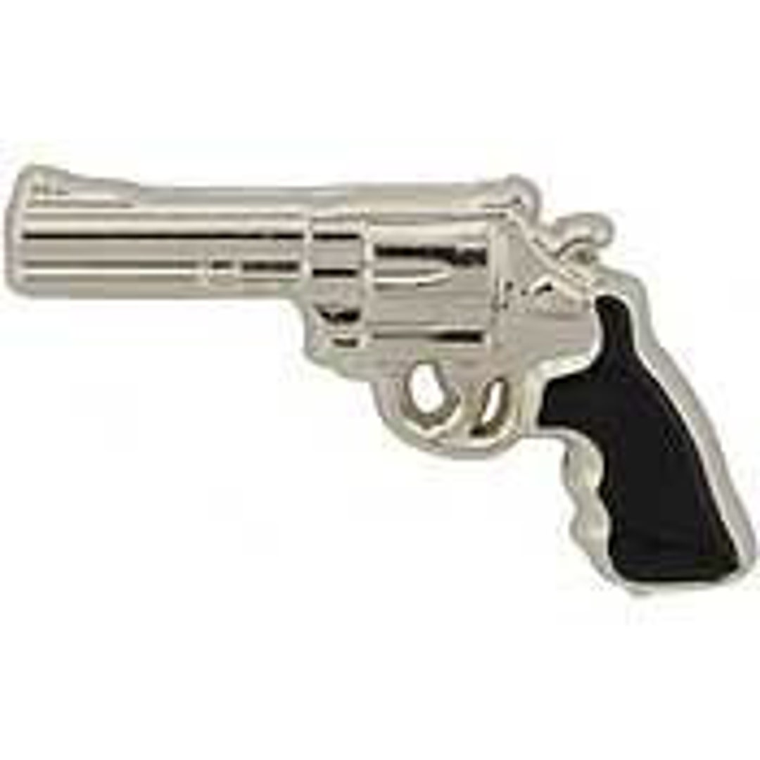 357 Magnum Revolver Lapel Pin .357 Magnum Revolver Handgun Pistol Gun ...