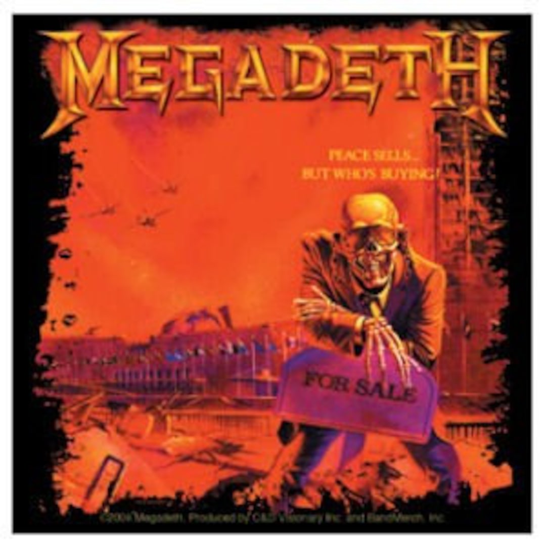 MEGADETH Peace Sells Sticker Decal American Thrash Metal Band Vinyl ...