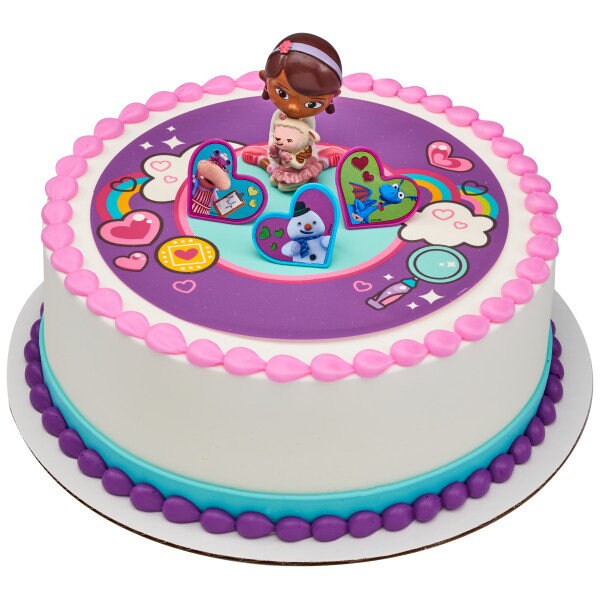 DOC MCSTUFFINS Cake Topper Doc & Lambie Party Cake Decoration - Etsy
