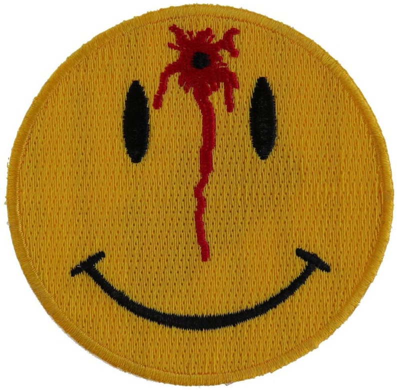 SHOT SMILEY Face Patch Funny Embroidered Patch Appliqué - Etsy
