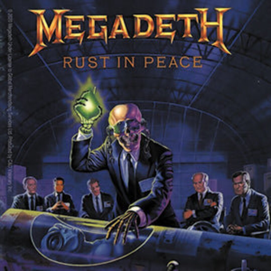 MEGADETH Rust in Peace Sticker Decal 4x4 Inch American Thrash Metal ...