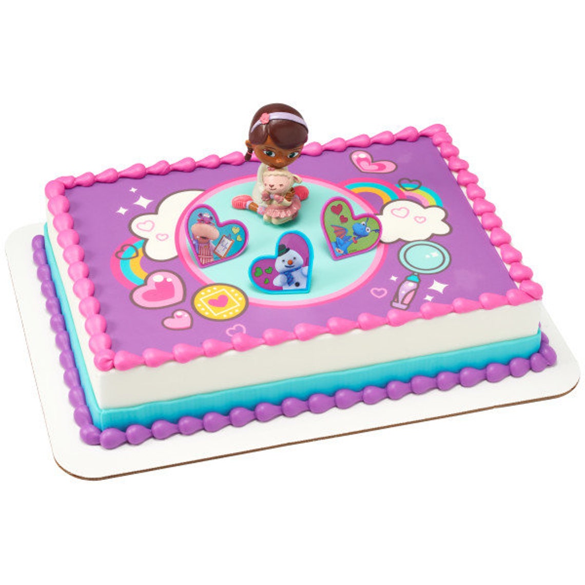 Doc Mcstuffins Cake Topper Doc And Lambie Party Cake Decoration Etsy