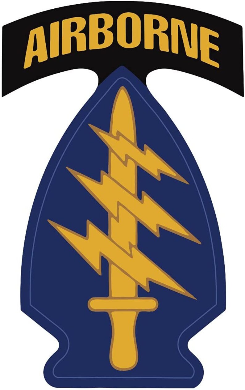 U.S. ARMY 1st Special Forces Command AIRBORNE Vinyl Decal | Etsy
