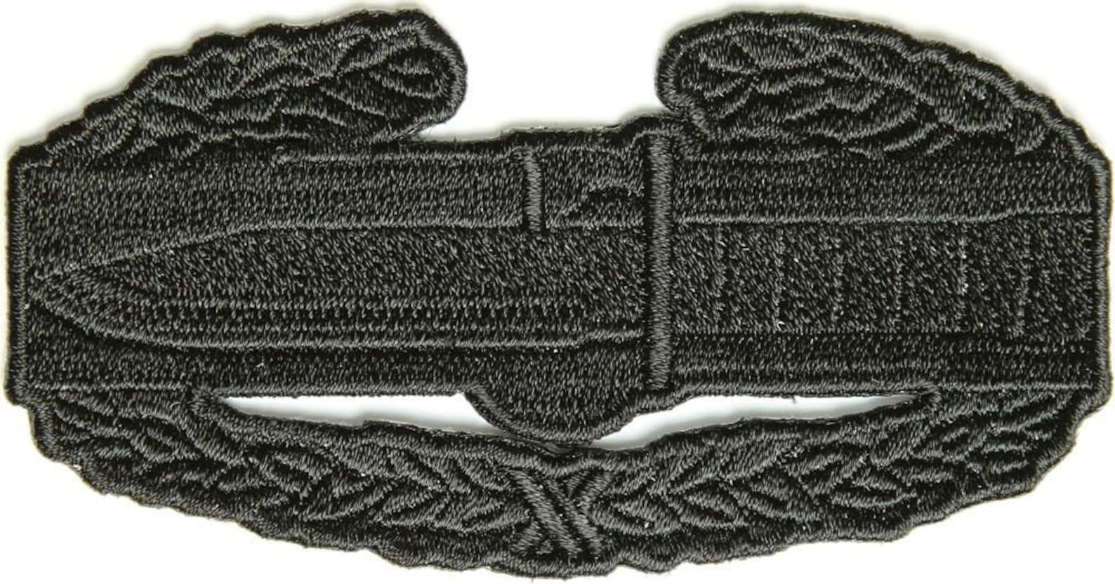 COMBAT ACTION BADGE Army Military Embroidered Patch Craft - Etsy