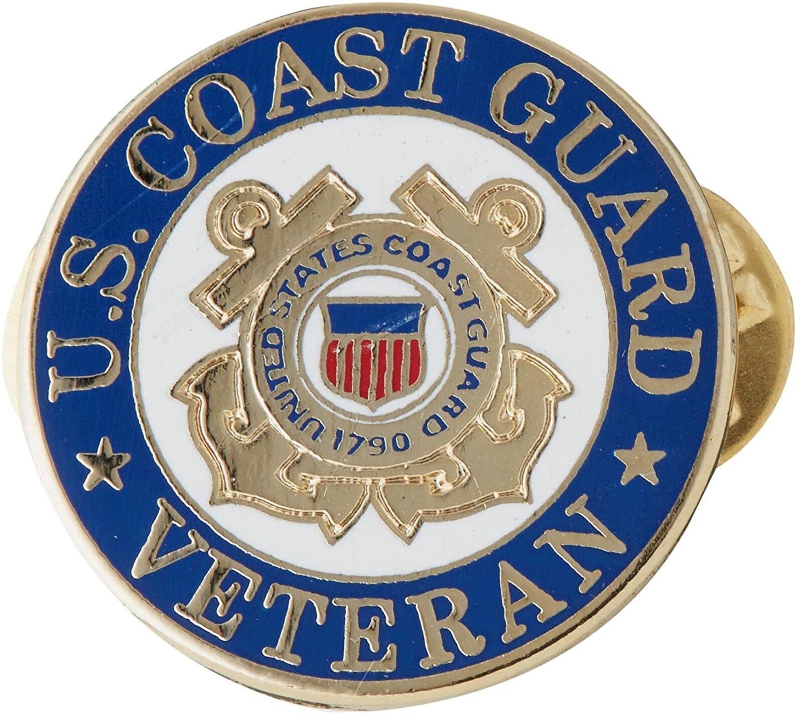 US COAST GUARD Veteran Military Lapel Pin Enamel Pin for - Etsy